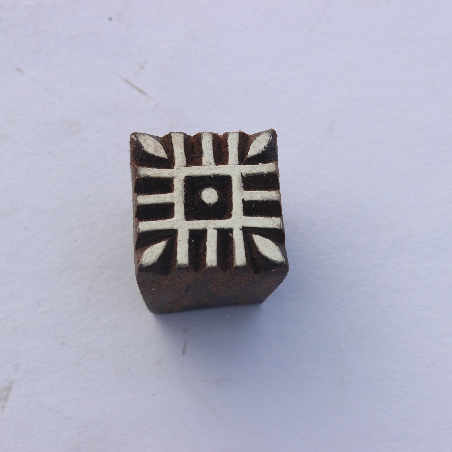 Geometric Block Print Stamp Square Block Print Stamp Hand - Etsy