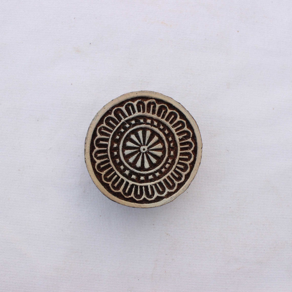 Mandala Block Print Stamp Henna Wood Block Stamp Hand Carved - Etsy