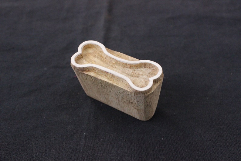 Hand Carved Bone Design Wood Block Stamp, Textile Printing - Etsy
