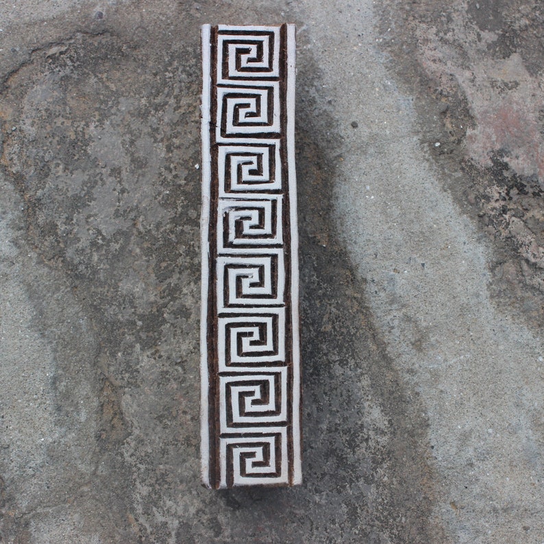 Celtic Border Fabric Stamp Indian Block Print Stamp Square - Etsy
