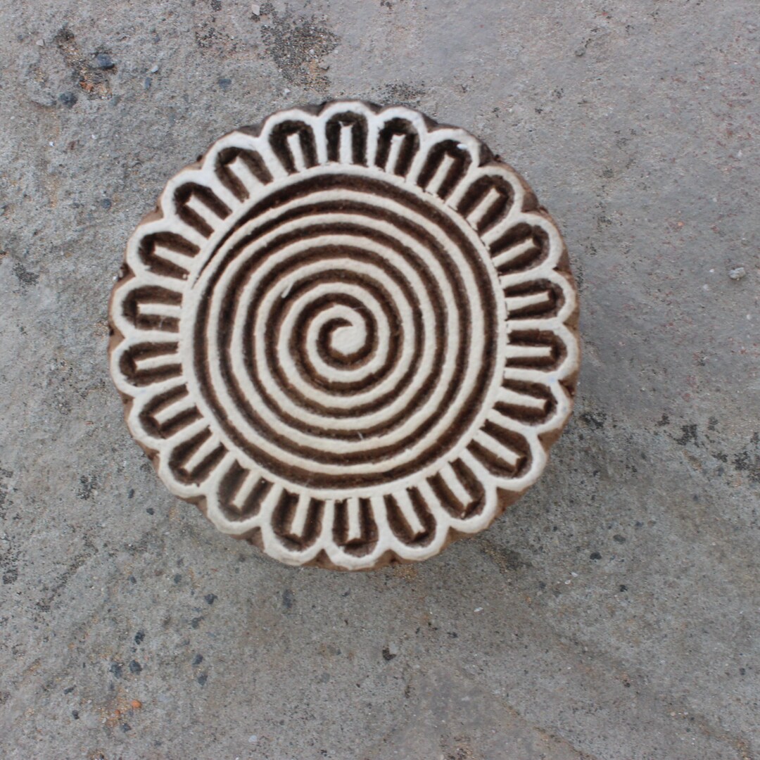 Celtic Mandala Wood Block Stamp, Hand Carved Textile Printing - Etsy
