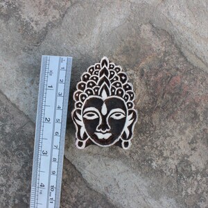 Buddha Print Stamp Hand Carved Block Stamp Meditation Block Print Stamp ...