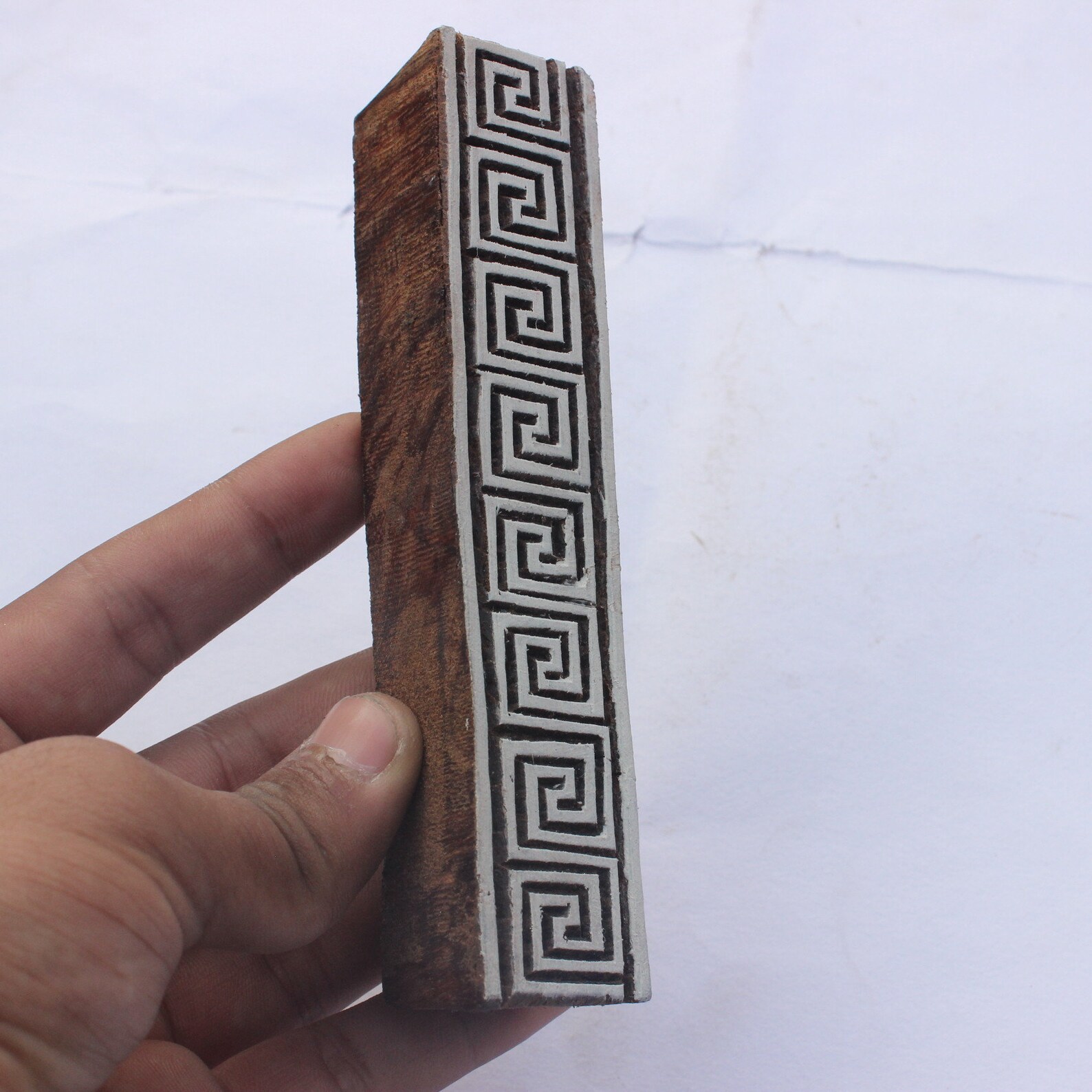 Celtic Border Fabric Stamp Indian Block Print Stamp Square - Etsy