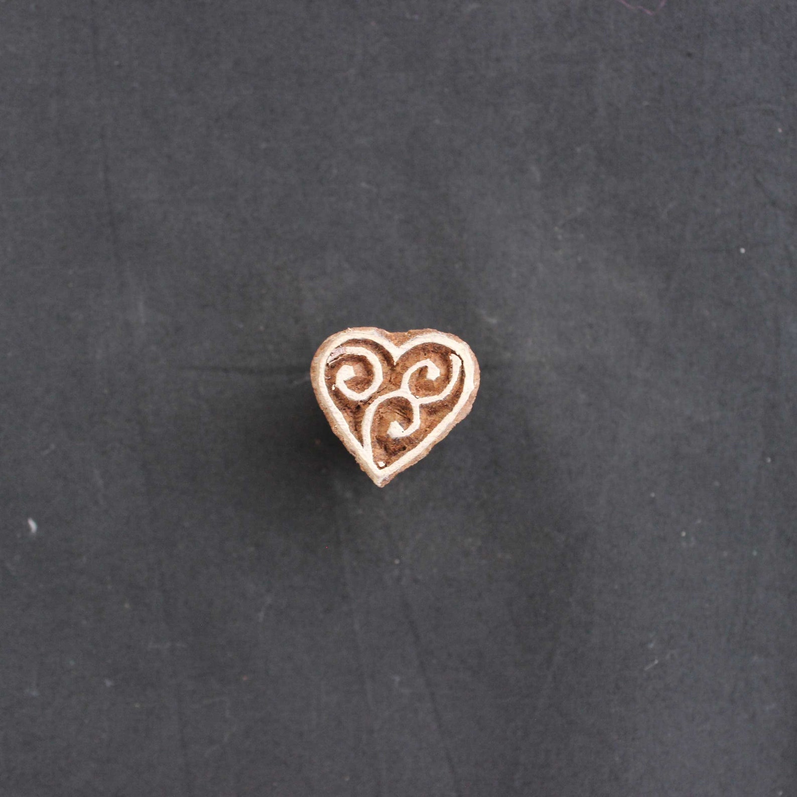 Heart Block Print Stamp Love Block Print Stamp Carve Block Fabric Stamp ...