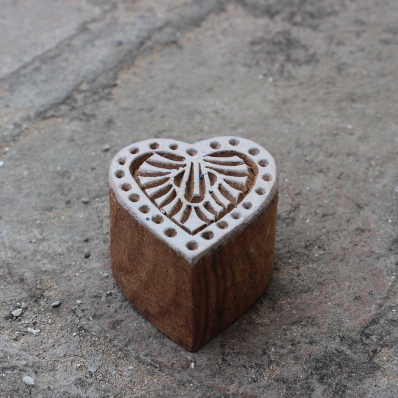 Heart Block Print Stamp Love Block Stamp Carve Block Print - Etsy