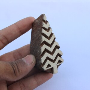Christmas Tree Stamp Indian Wooden Stamp Hand Carved Fabric Stamp Tree ...