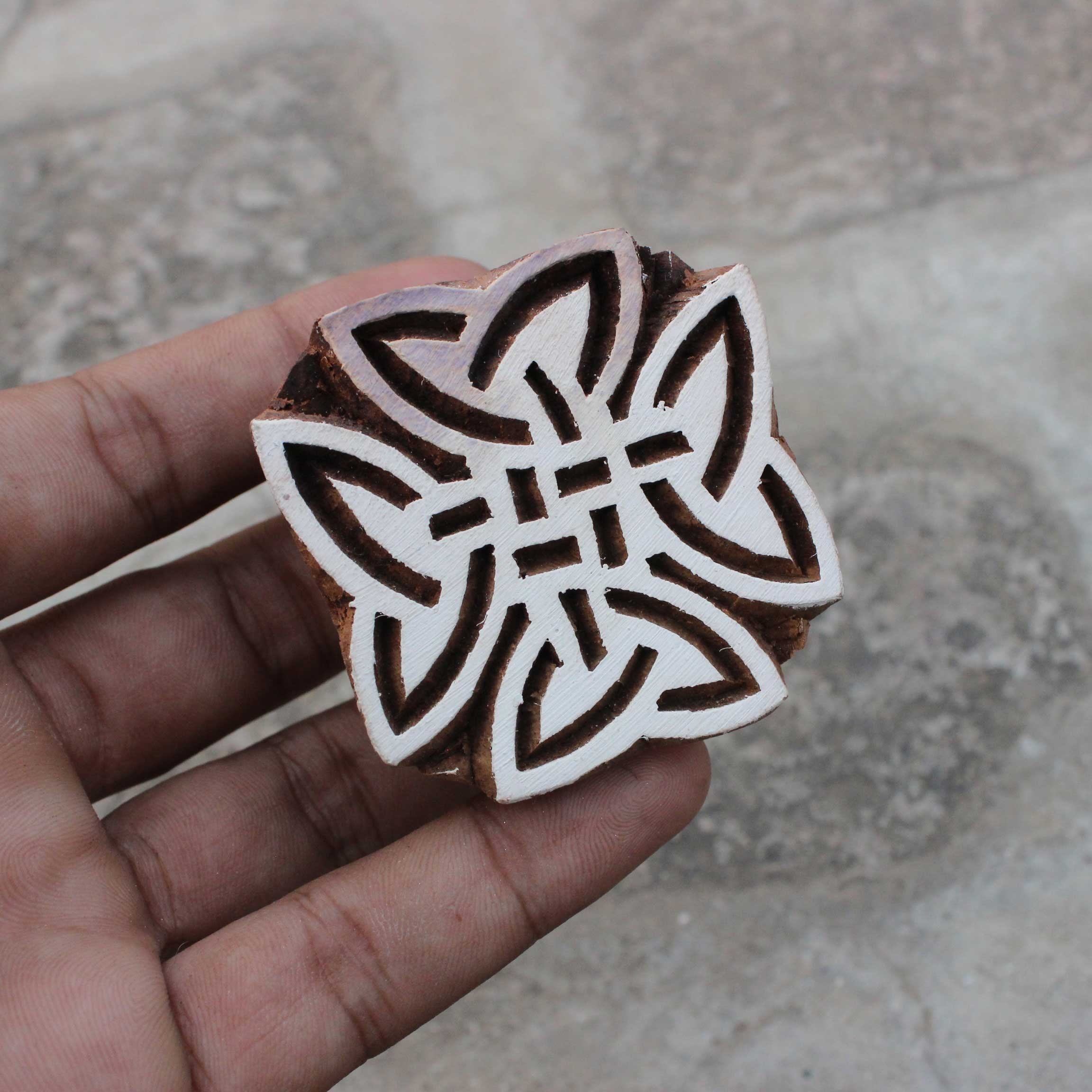 Celtic Knot Wood Block Stamp, Fabric Printing - Etsy