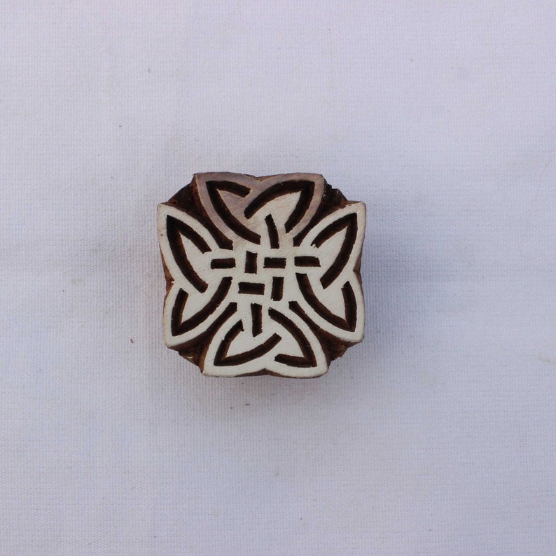 Celtic Knot Wood Block Stamp, Fabric Printing - Etsy