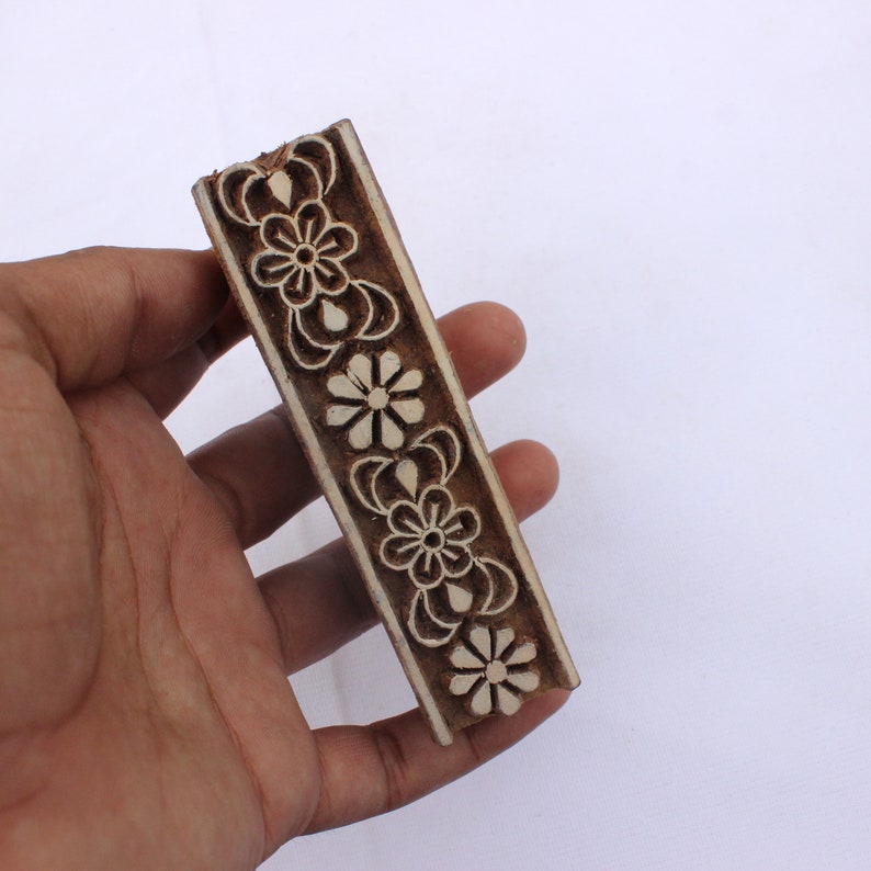 Hand Block Border Print Stamp Ethnic Border Stamp Indian Block Print ...