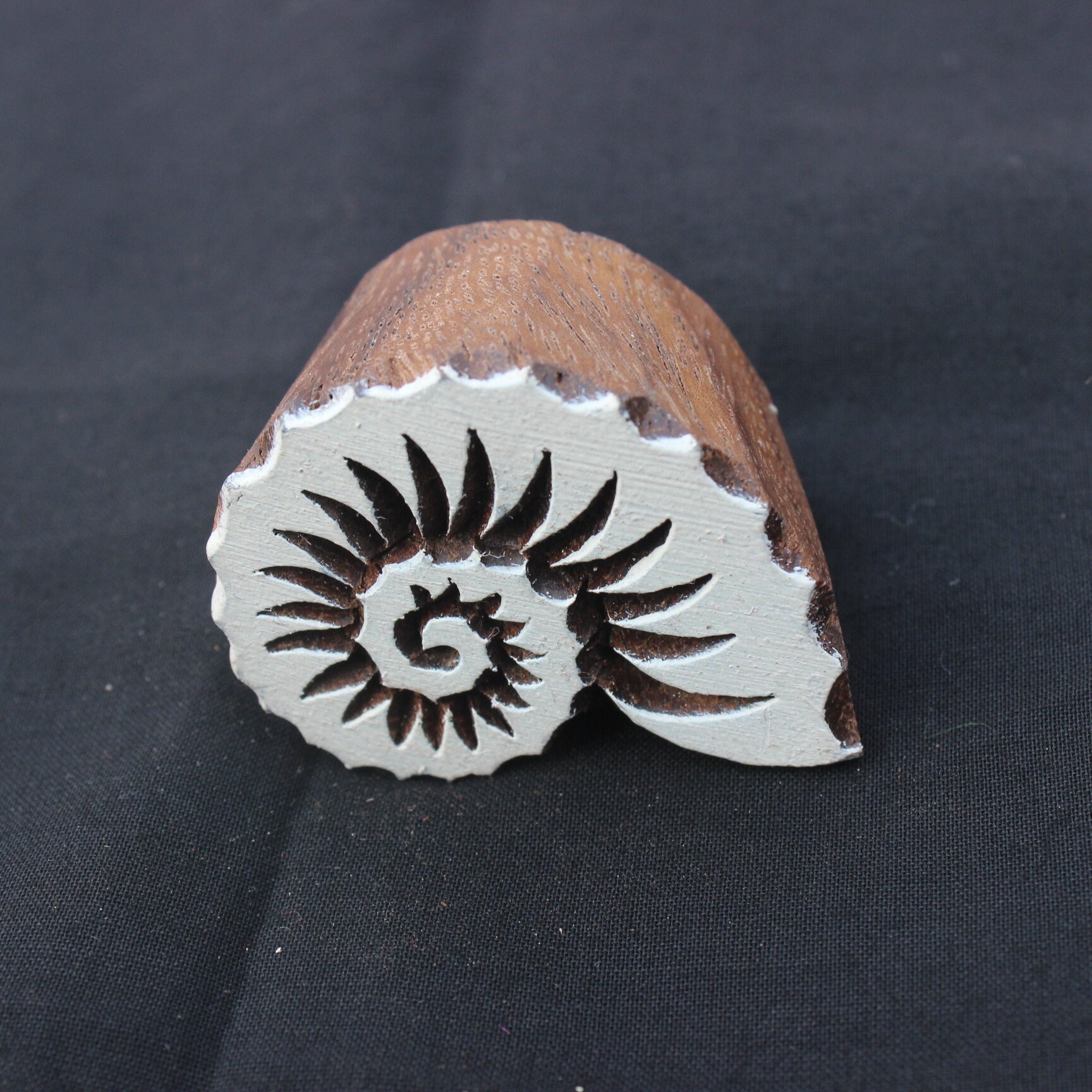Shell Fabric Stamp Sea Theme Stamp Indian Wooden Stamp for Printing ...