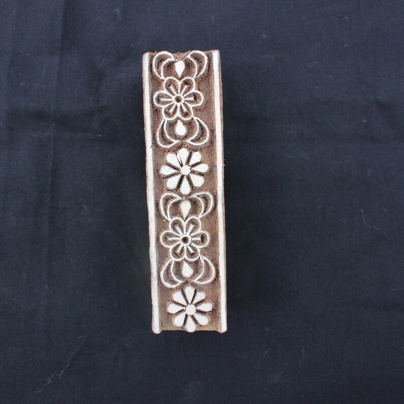 Hand Block Border Print Stamp Ethnic Border Stamp Indian Block Print ...