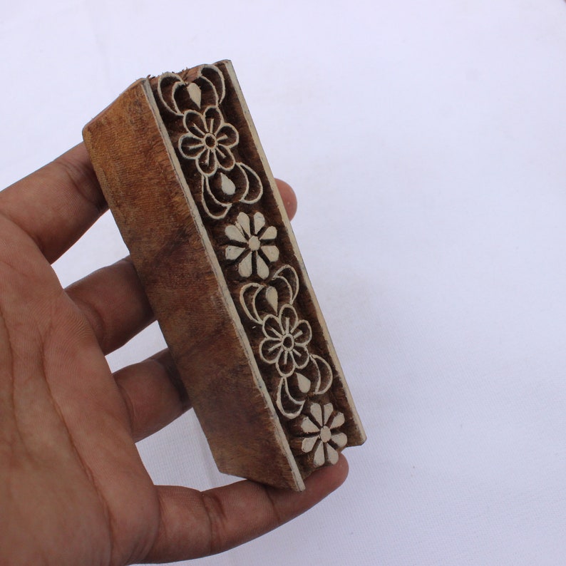 Hand Block Border Print Stamp Ethnic Border Stamp Indian Block Print ...