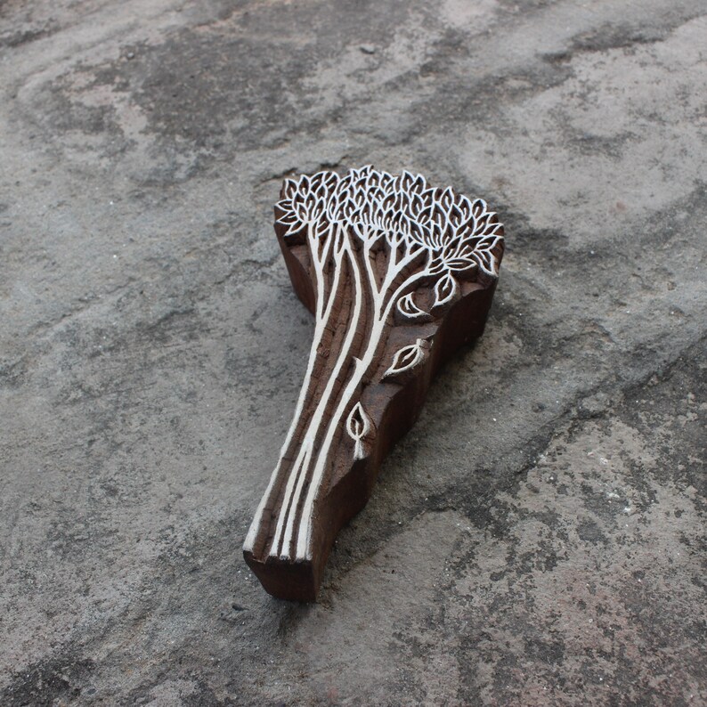 Tree of Life Creative Hand-carved Stamps-handmade Nature Wooden ...