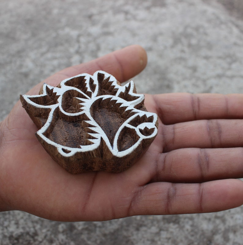 Jingle Bell Hand-carved Wood Stamp, Textile Block Print - Etsy