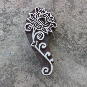 Flower Design Hand Carving Stamp-nature Flower of Life Wooden Stamps ...