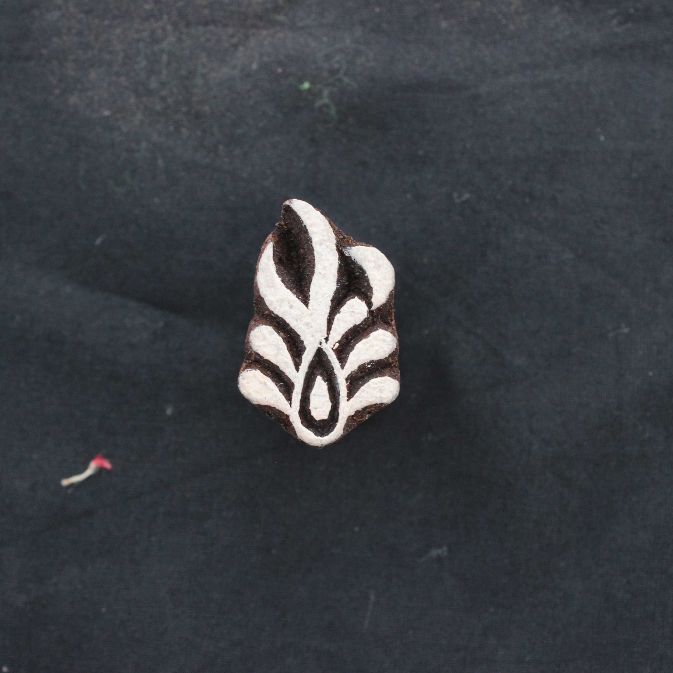 Floral Wood Block Print Stamp Hand Carved Block Print Stamp | Etsy