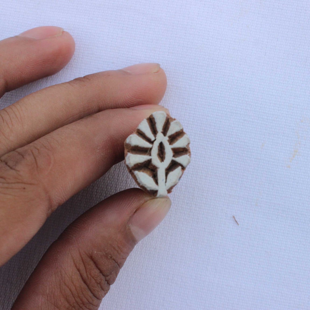 Indian Wood Block Stamp: Floral Fabric Print, Boho Craft - Etsy