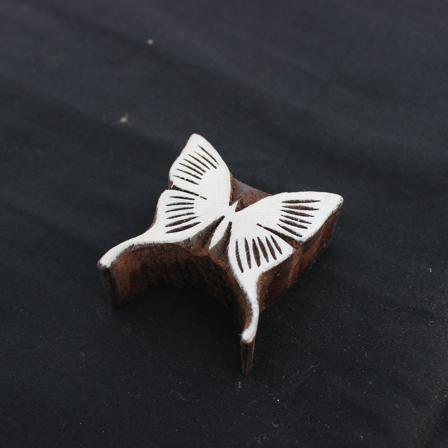 Insect Block Print Stamp Indian Fabric Stamp Butterfly Fabric Stamp ...