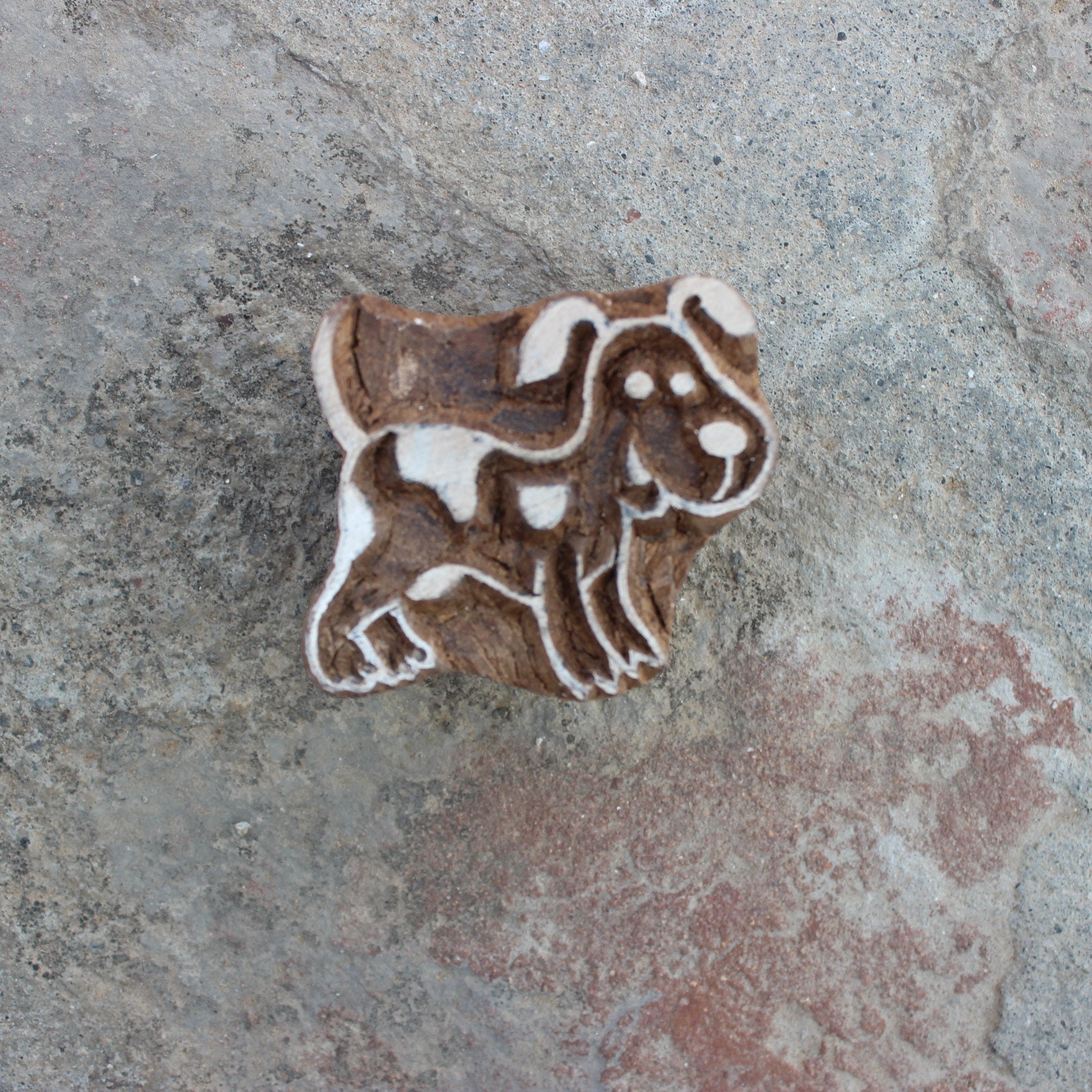 Dog Block Print Stamp Carve Fabric Block Stamp Doggy Block | Etsy