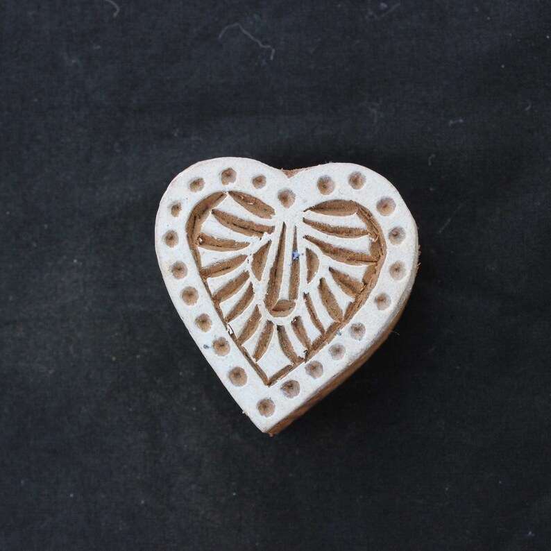 Heart Block Print Stamp Love Block Stamp Carve Block Print Stamp Carve ...