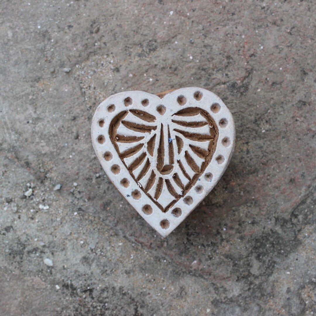 Heart Block Print Stamp Love Block Stamp Carve Block Print Stamp Carve ...