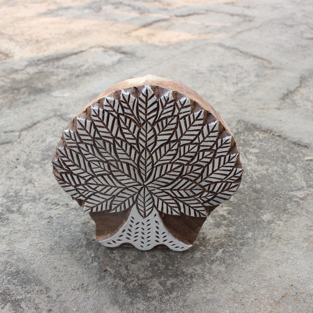 Tree of Life Block Print Stamp Carve Block Tree Fabric Stamp Wood Block ...