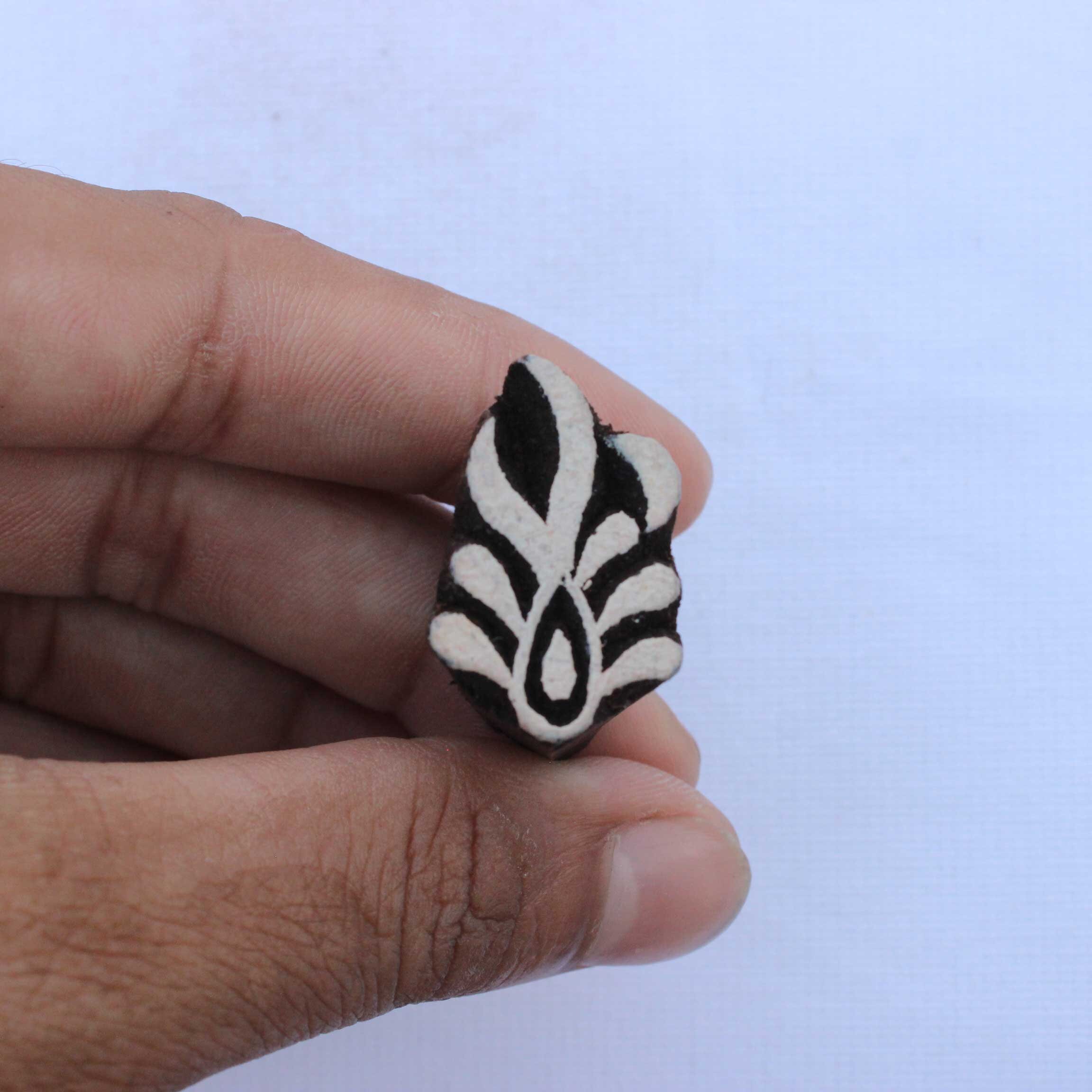 Floral Wood Block Print Stamp Hand Carved Block Print Stamp - Etsy UK