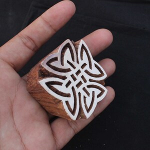 Celtic Knot Wood Block Stamp, Fabric Printing - Etsy