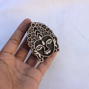 Buddha Print Stamp Hand Carved Block Stamp Meditation Block Print Stamp ...