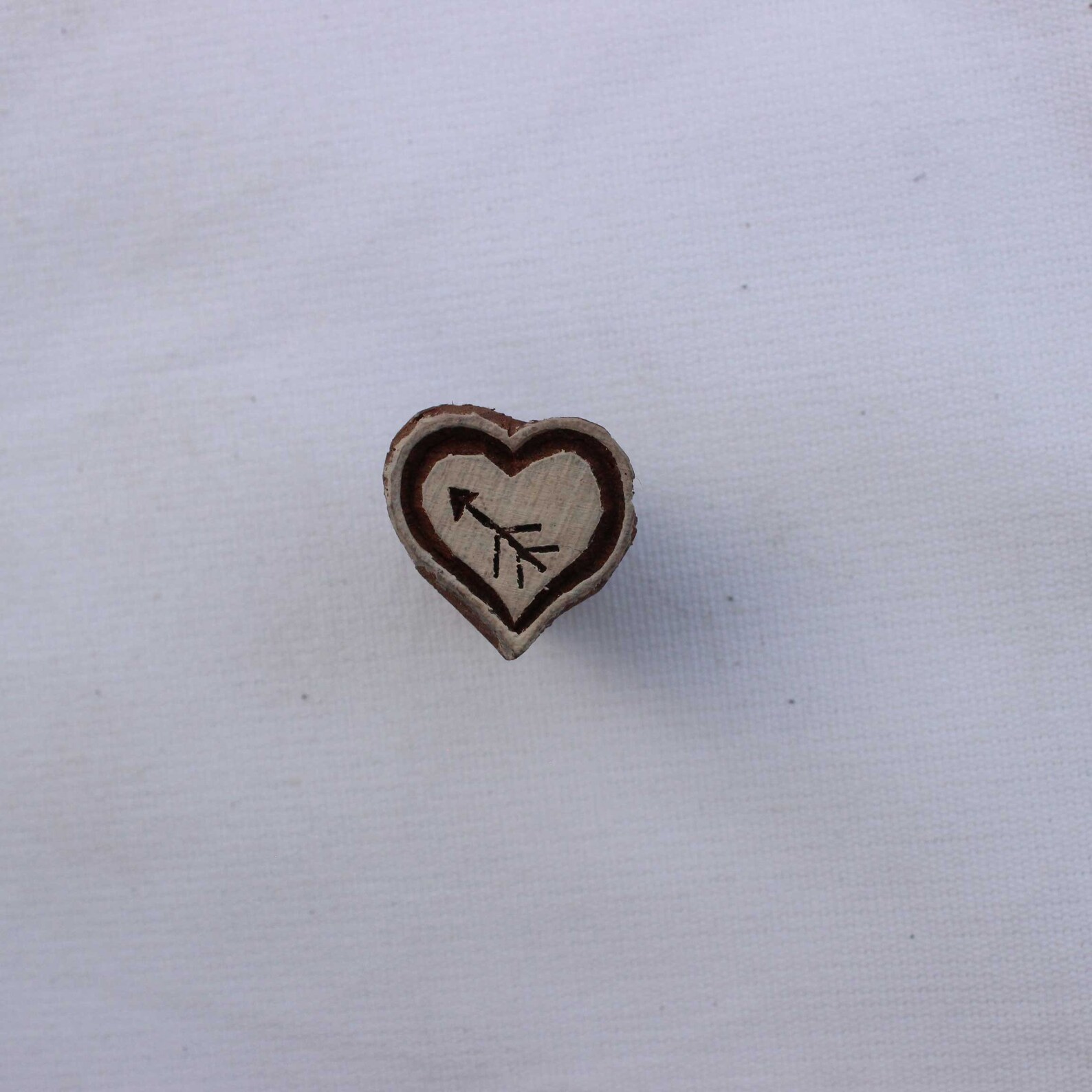 Heart Block Stamp Hand Carved Wooden Stamp Love Stamp Carve - Etsy