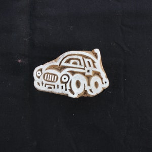 My Car Block Print Stamp Indian Fabric Stamp 4 Wheeler Block Stamp ...