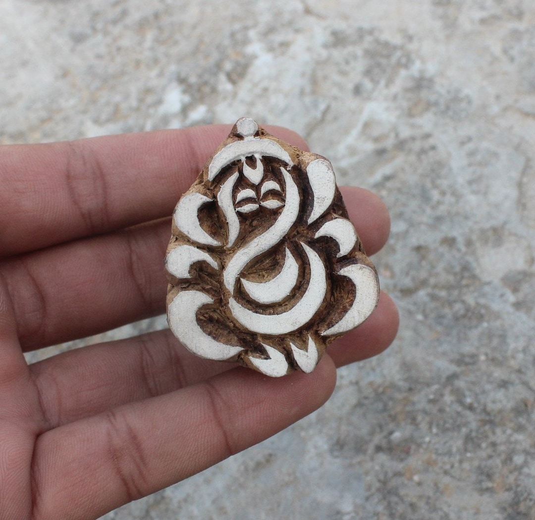 Traditional Wood Block Print God Ganesha Indian for Textile Printing ...