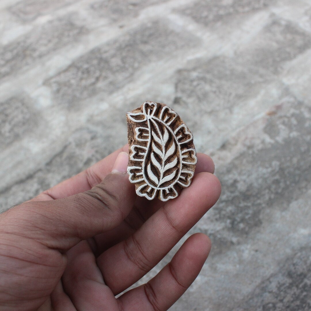 Paisley Small Block Printing - Floral Block Print Stamp, Flower of Life ...