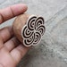 Celtic Block Print Stamp Carve Block Fabric Stamp Hand Carved Wooden ...