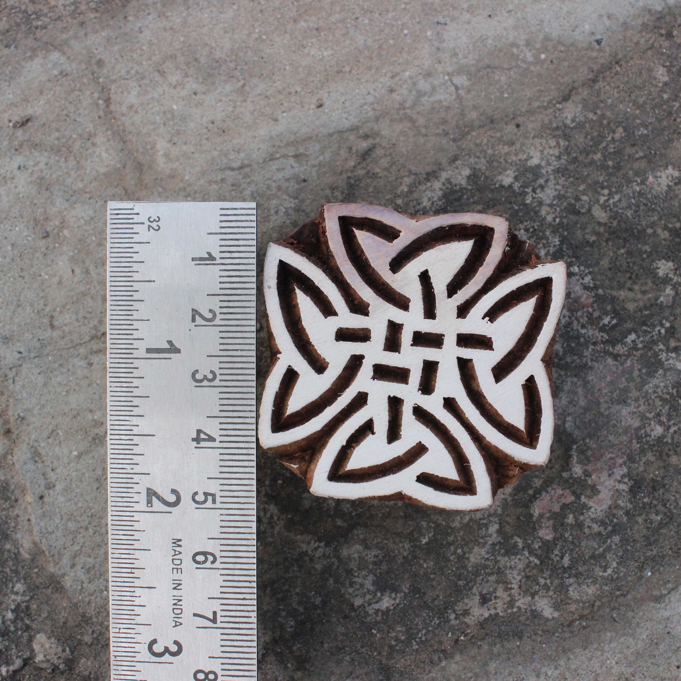 Celtic Knot Wood Block Stamp, Fabric Printing - Etsy