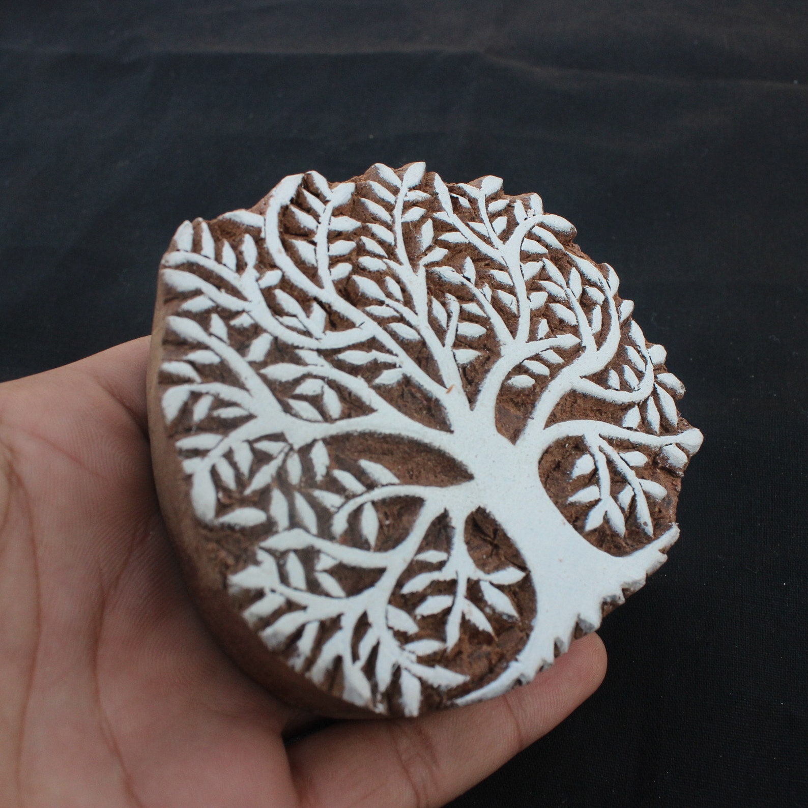Tree of Life Hand Block Stamp Wood Block Printing Fabric Stamp Hand ...