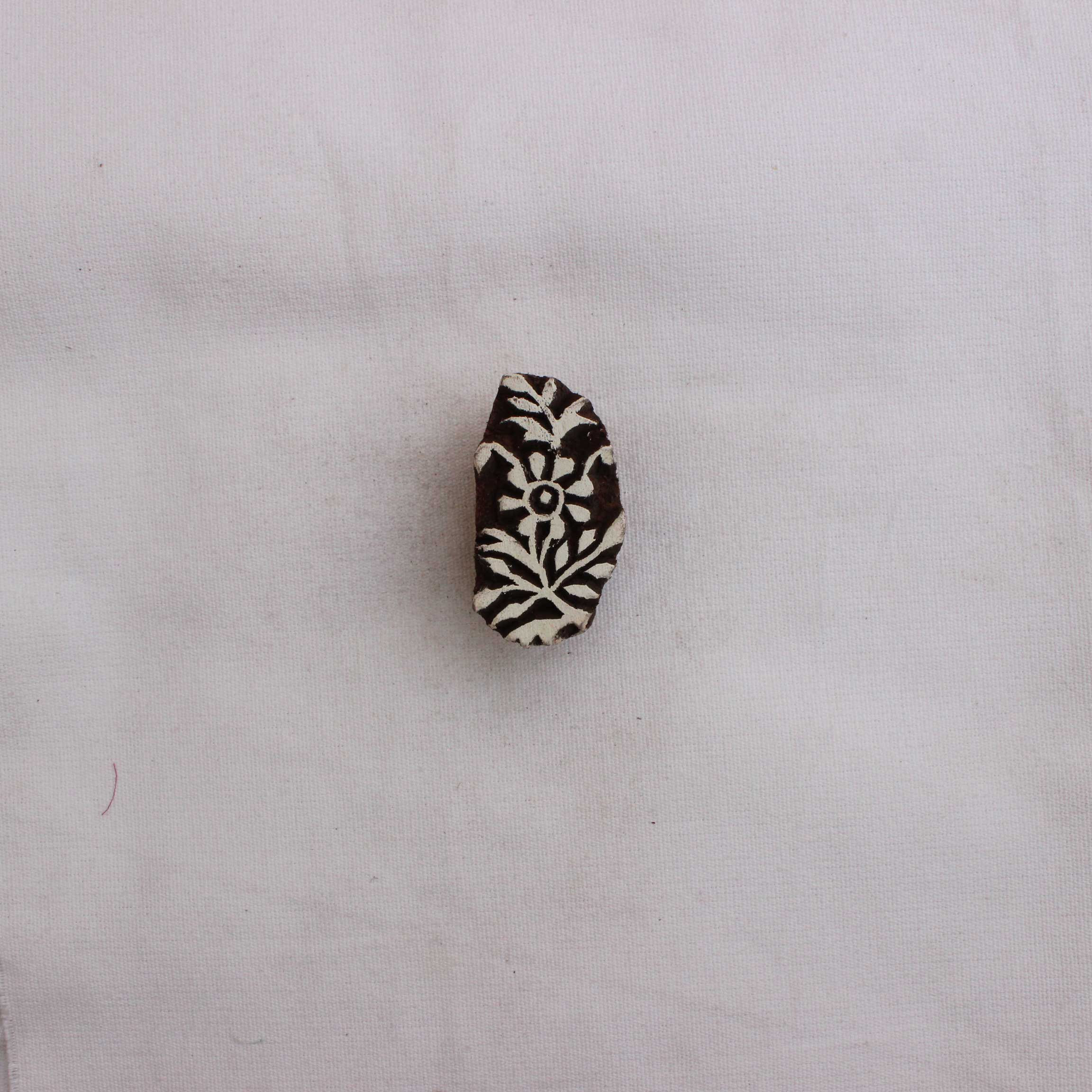 Floral Block Print Stamp Henna Fabric Stamp Hand Carved Stamp Indian ...