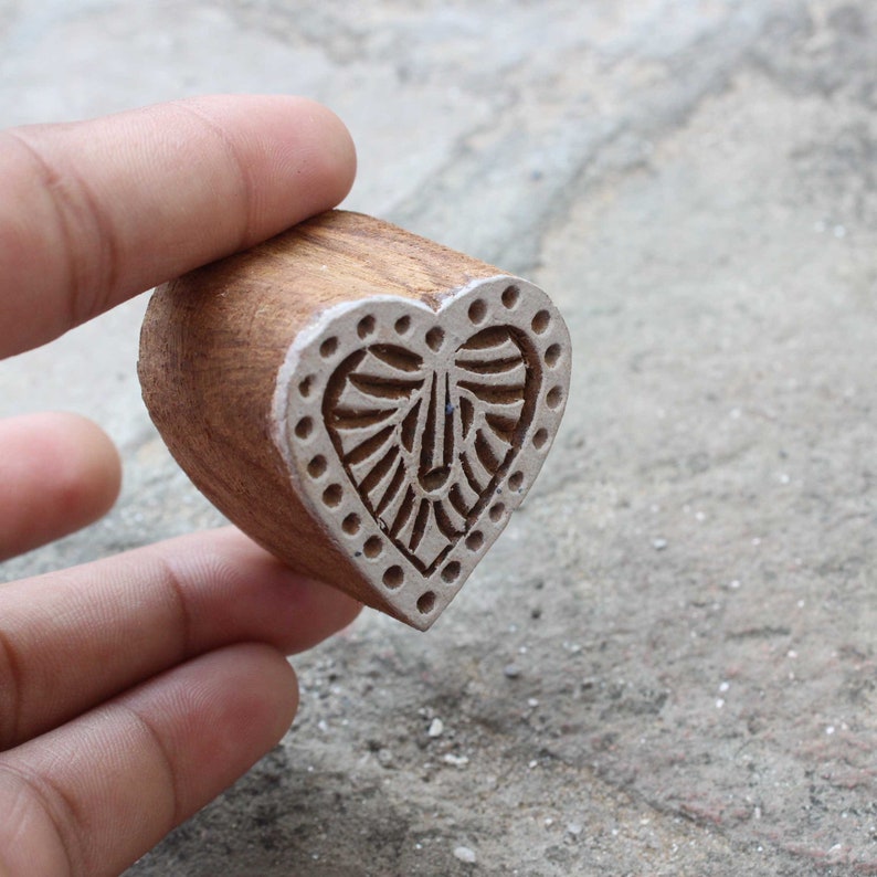 Heart Block Print Stamp Love Block Stamp Carve Block Print - Etsy