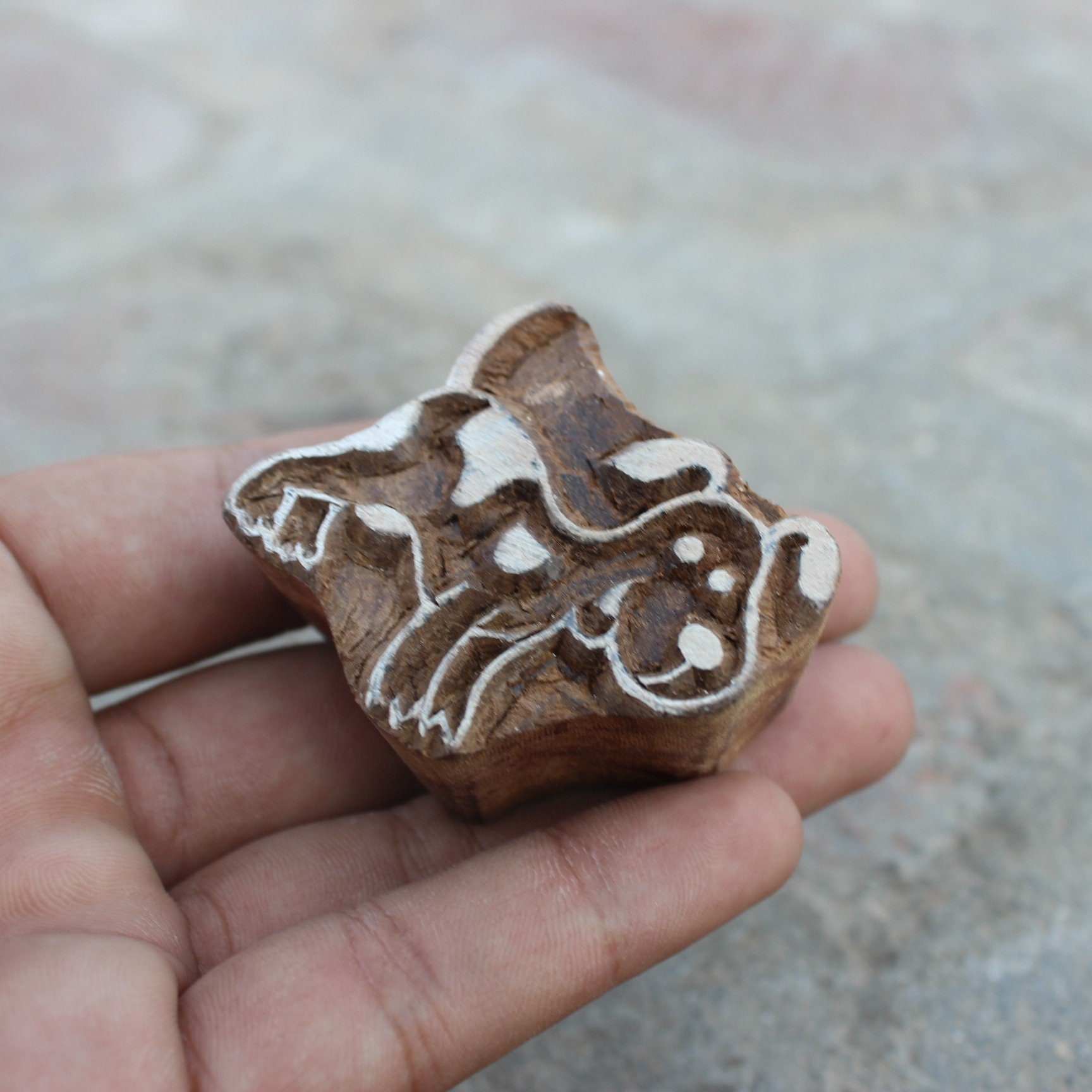 Dog Block Print Stamp Carve Fabric Block Stamp Doggy Block | Etsy