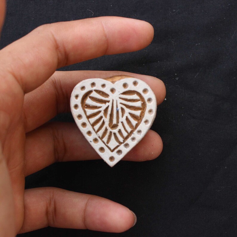 Heart Block Print Stamp Love Block Stamp Carve Block Print - Etsy