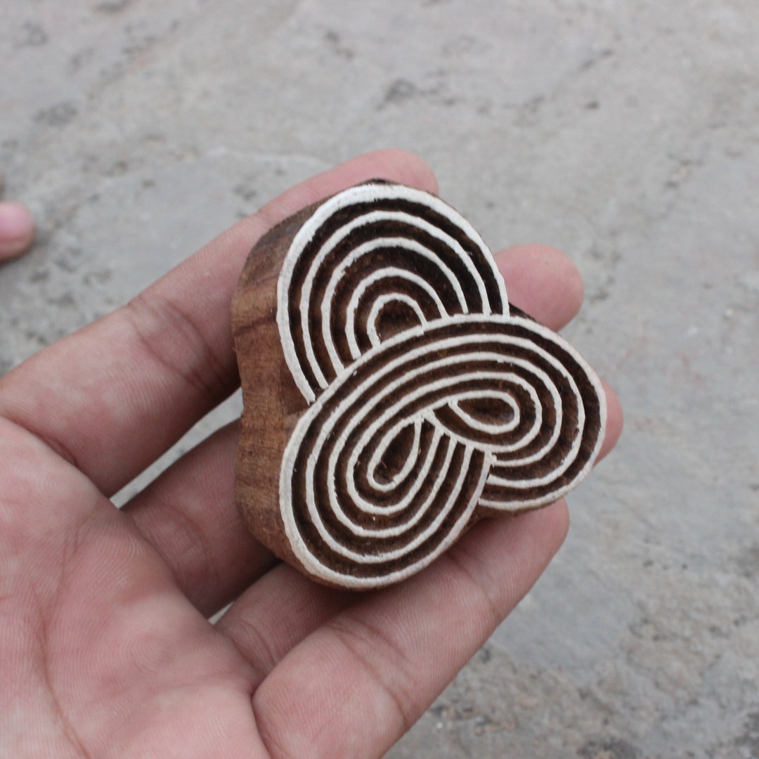 Celtic Knot Wood Block Stamp, Soap & Textile Printing - Etsy