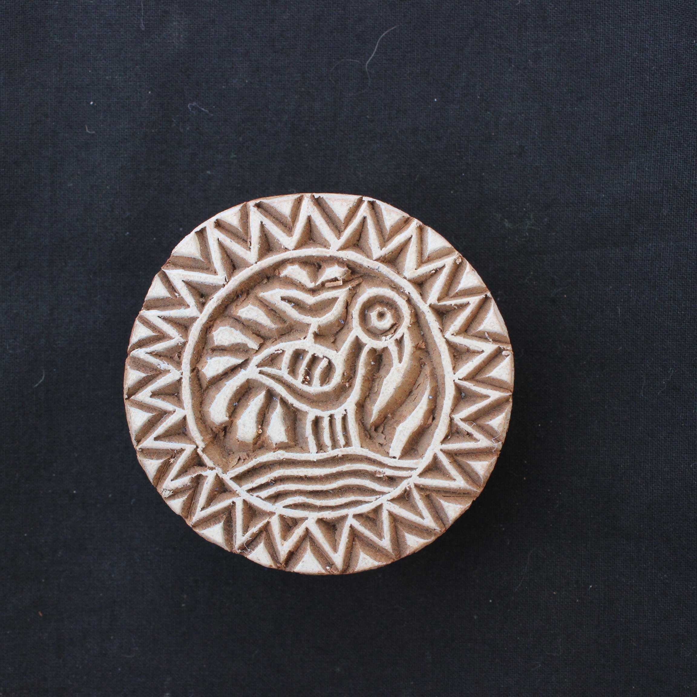 Bird Fabric Stamp | Mandala Block Print, Ethnic Textile - Etsy