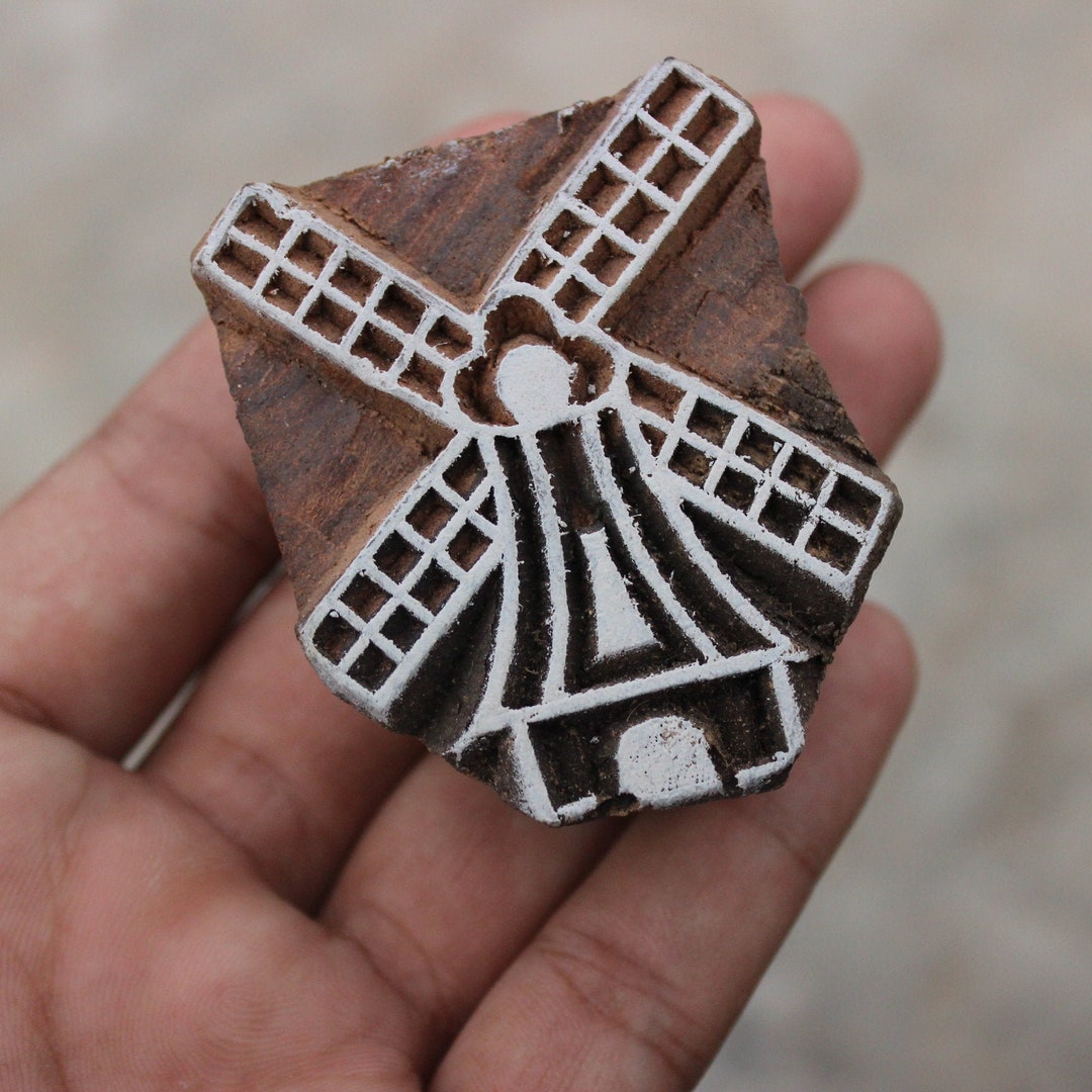 Hand Carve Wood Block Print Stamp Carve Wood Block Stamp Indian Wooden ...