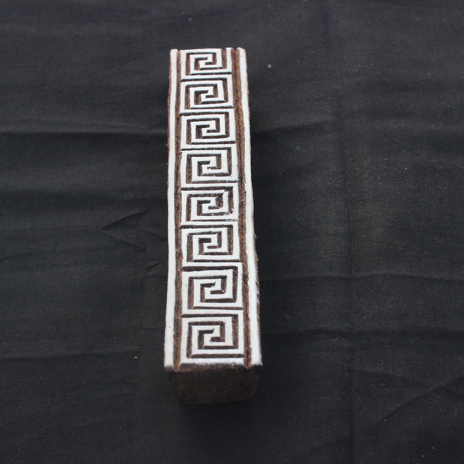 Celtic Border Fabric Stamp Indian Block Print Stamp Square - Etsy