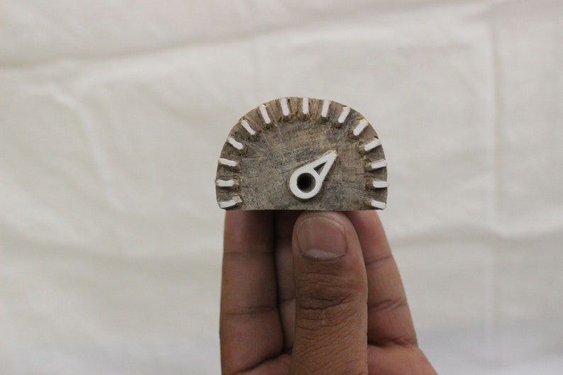 Speed Meter Fabric Stamp, Handmade Indian Block Print - Etsy