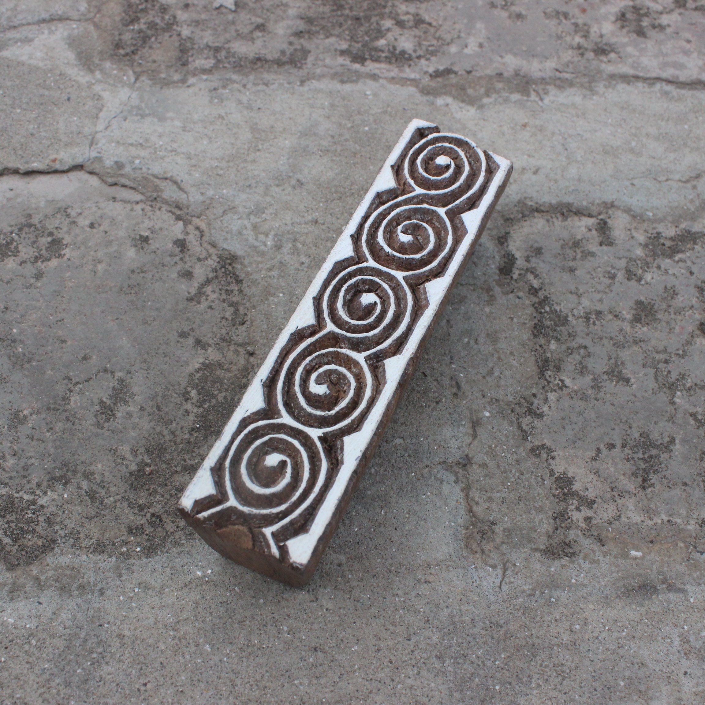 Celtic Border Fabric Block Print Stamp Geometric Fabric Stamp Hand ...