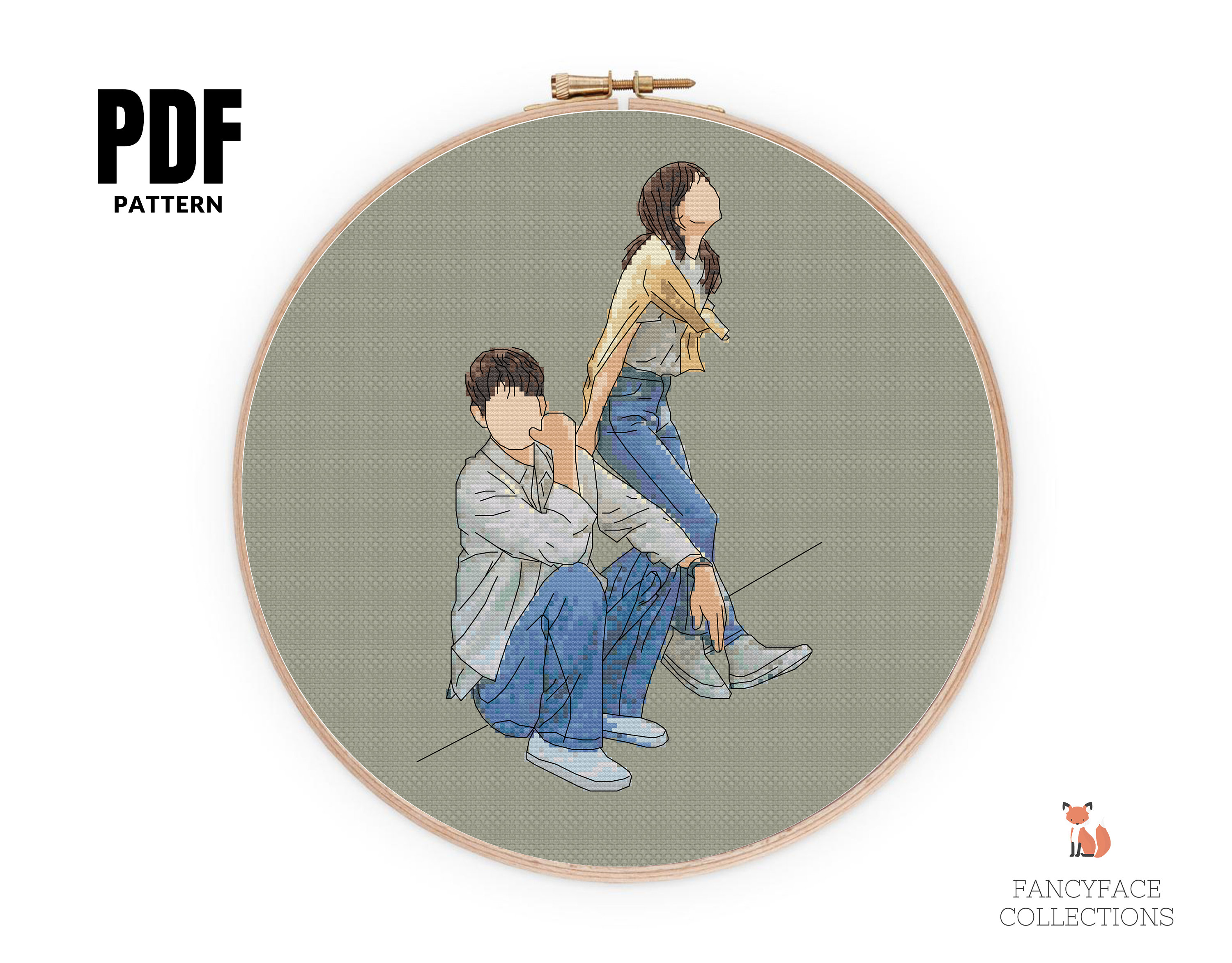 Our Beloved Summer Kdrama Cross Stitch Pattern PDF Sewing & Fiber Craft ...