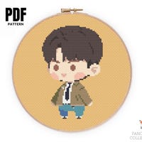 Jjongtoram Jeonghan Seventeen Kpop Cross Stitch Pattern - Etsy