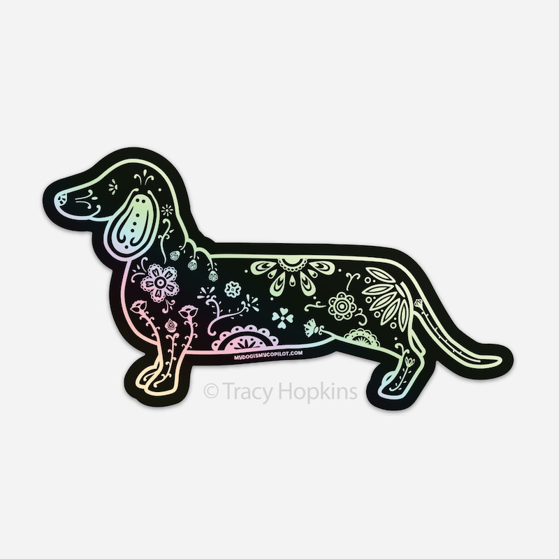 Dachshund Sticker - Etsy