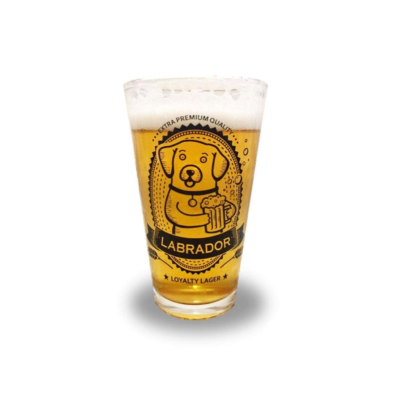 Labrador Retriever - Labrador Retriever Beer Pint Glass - Etsy